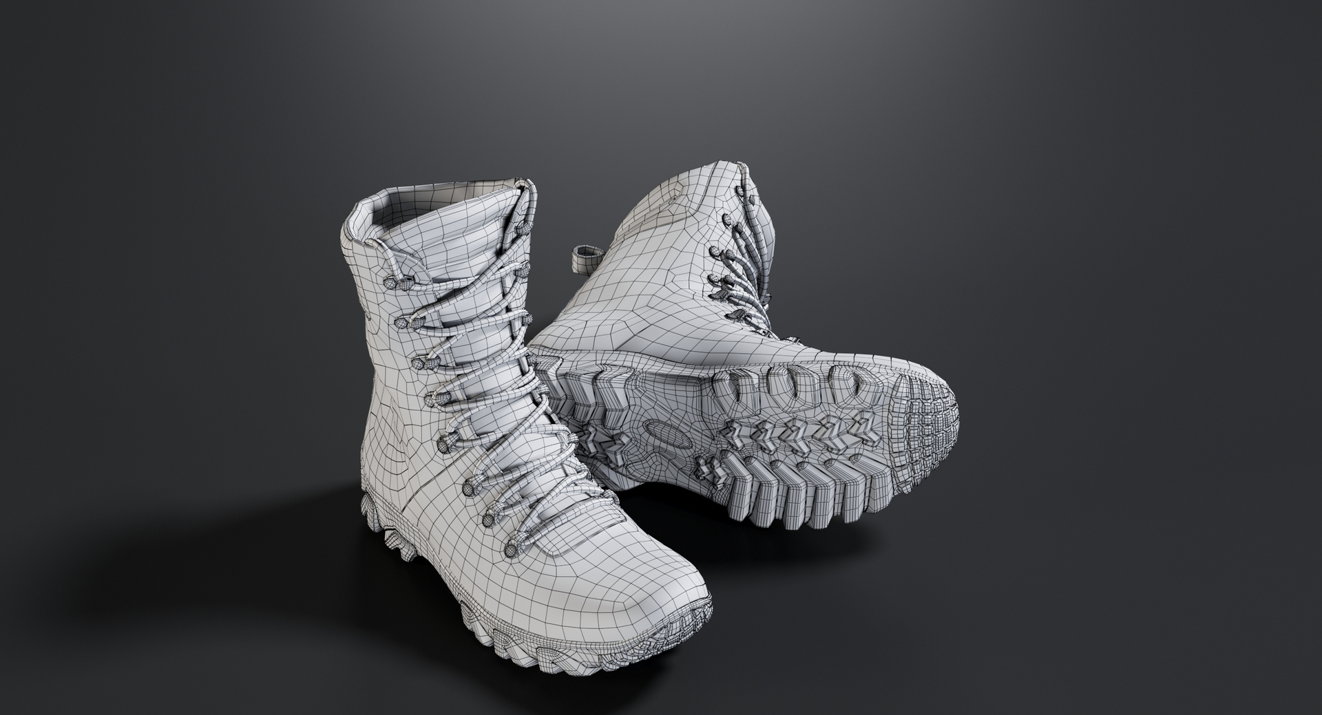 3D Realistic Boots Military Green Model - TurboSquid 1429311