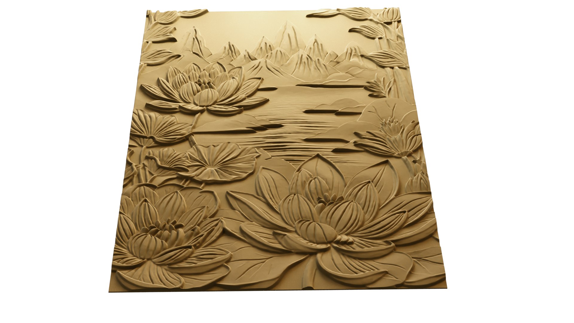 3D Modern Panel Wall Decor Set Wall Relief Mural CNC 147 3D ...