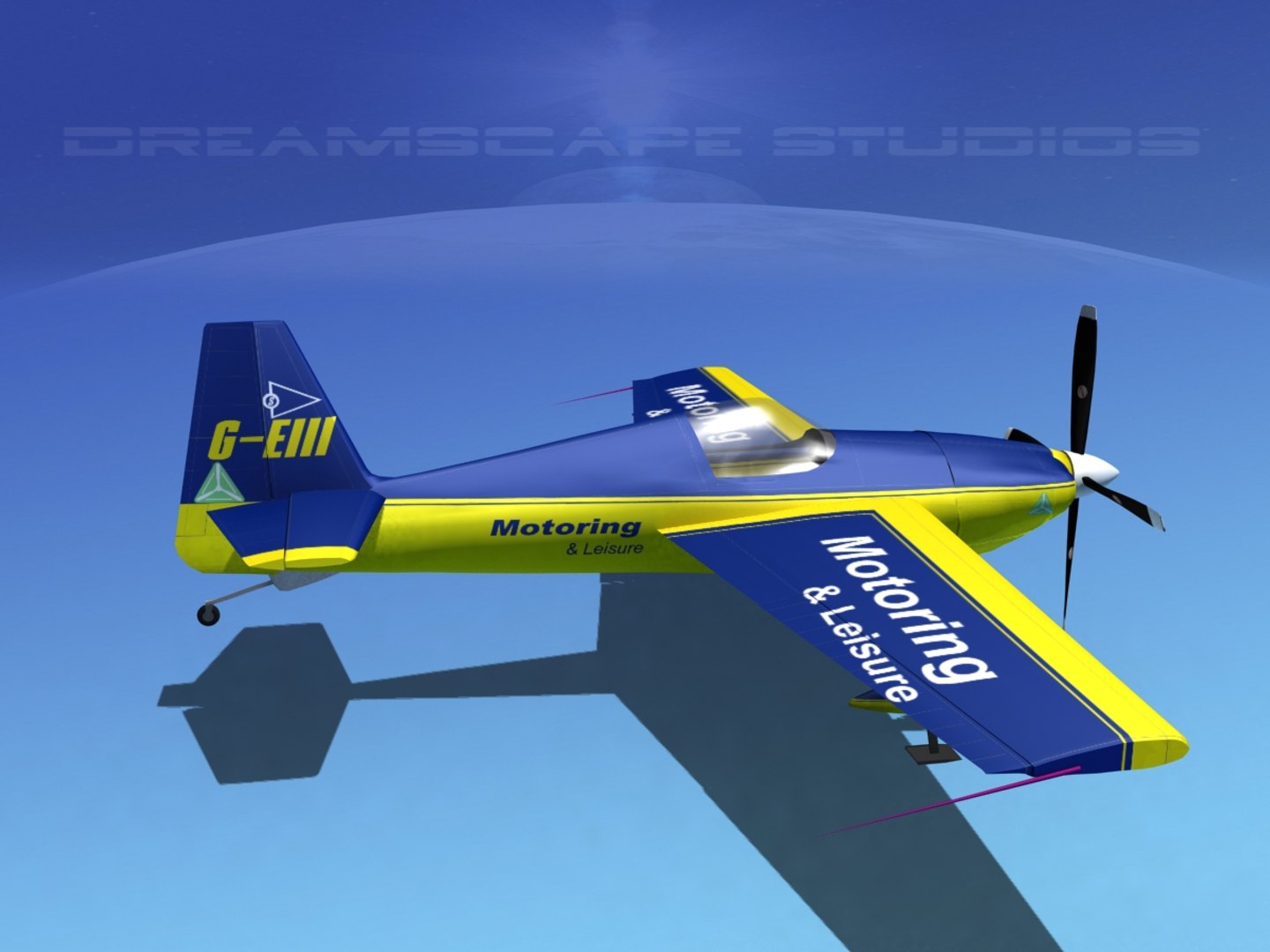 3d model extra sport flugzeugbau ea300