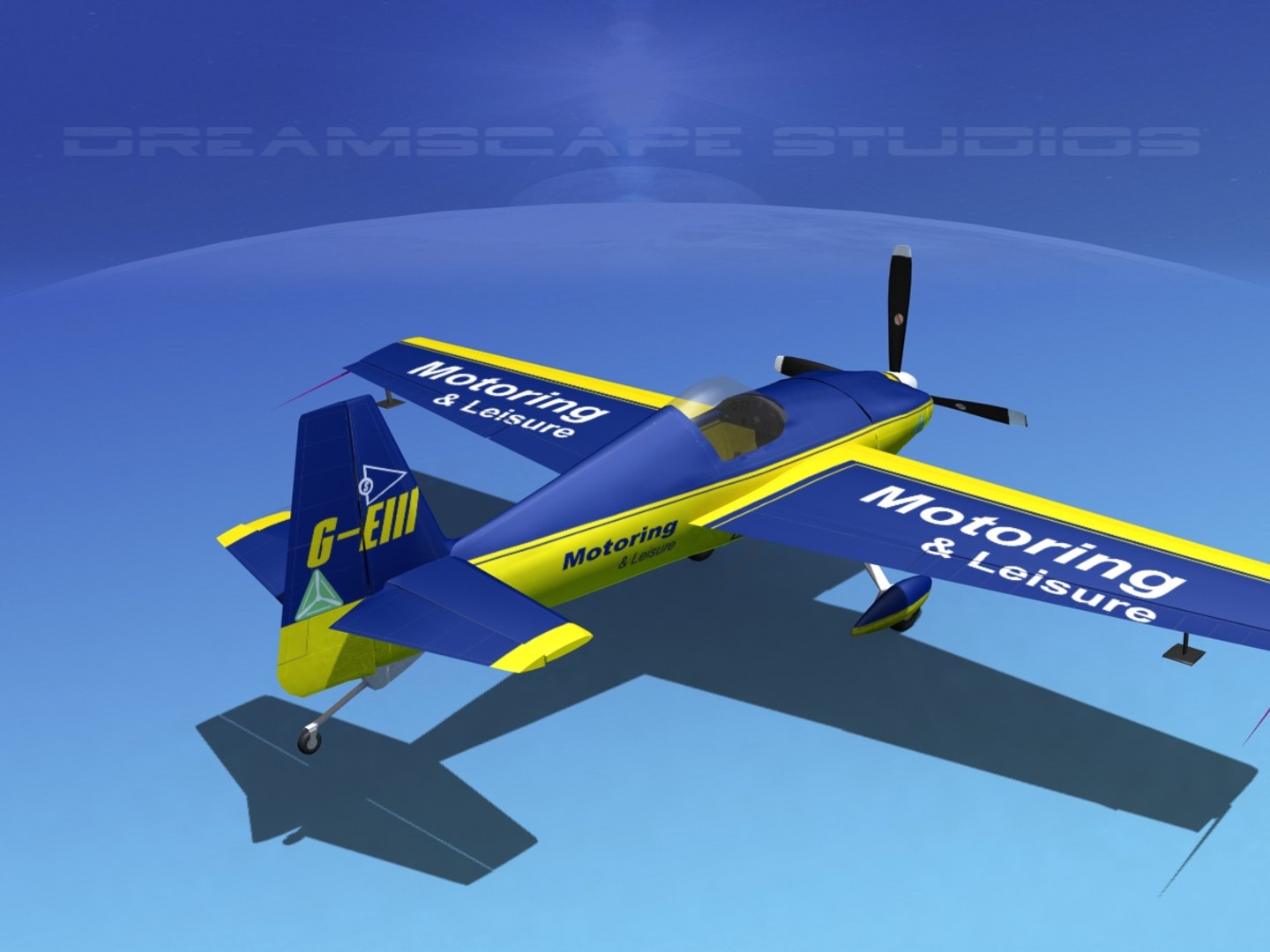 3d model extra sport flugzeugbau ea300