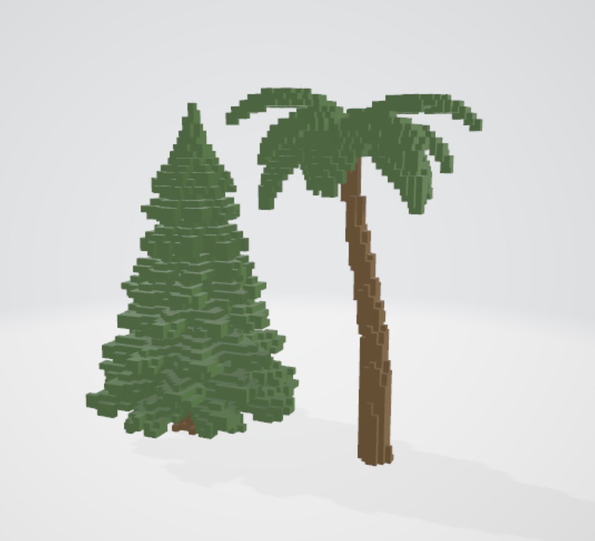 Voxel Trees Pack 3D Model - TurboSquid 1803687