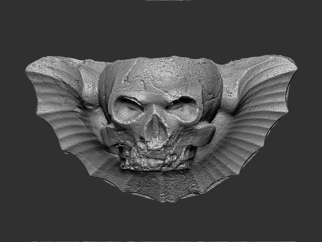 3d max gothic skull