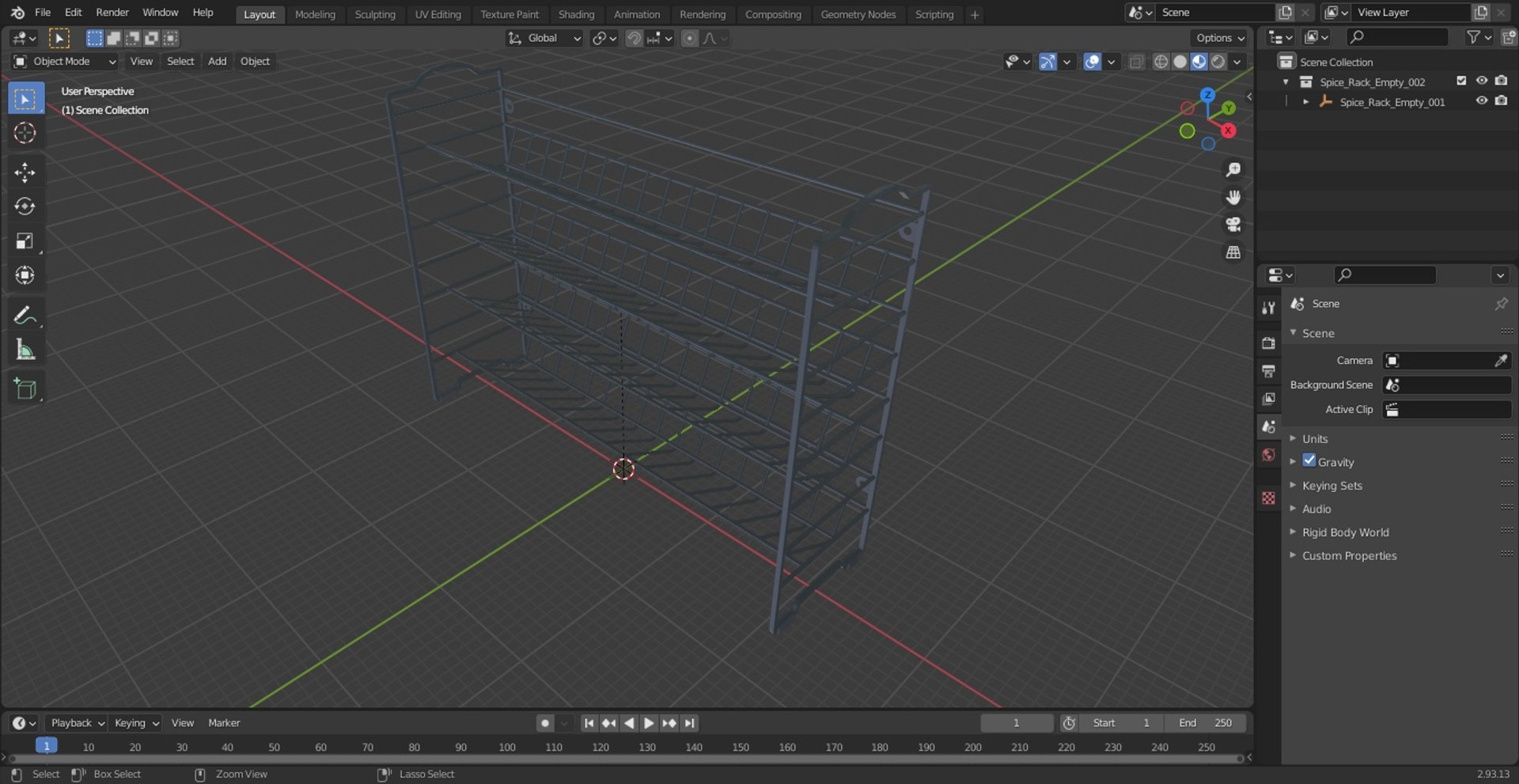 Spice Rack Empty 3D Model - TurboSquid 2006814