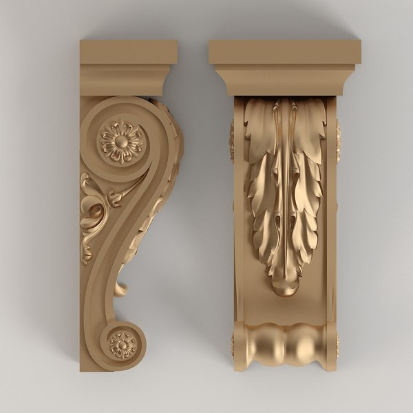 3d model of console cnc