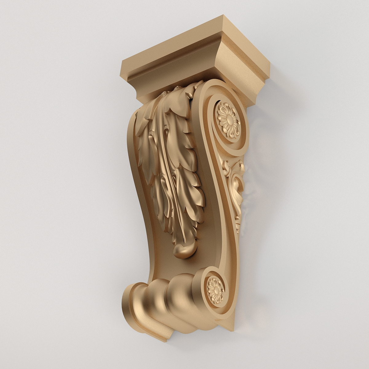 3d model of console cnc