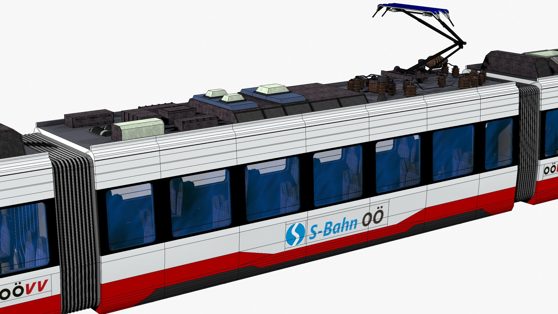 3D New S-bahn Tramtrain For Linz Austria In Production By Stadler Model ...