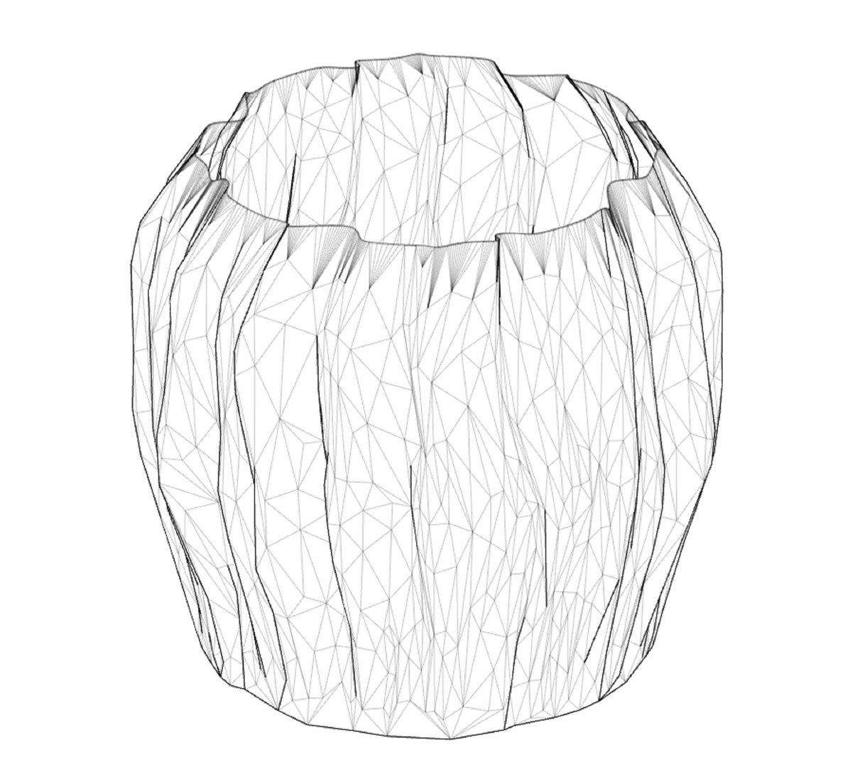 Poly vase 3D model - TurboSquid 1734900