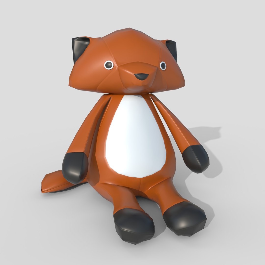 Fox Toy 3D Model - TurboSquid 2348280