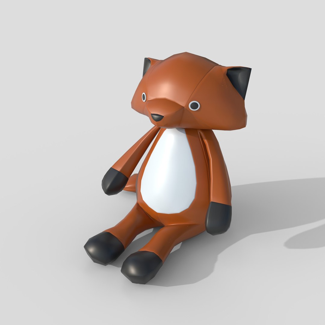 Fox Toy 3D Model - TurboSquid 2348280