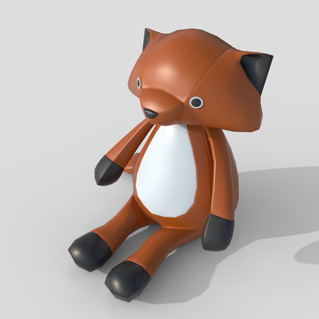 Fox Toy 3D Model - TurboSquid 2348280