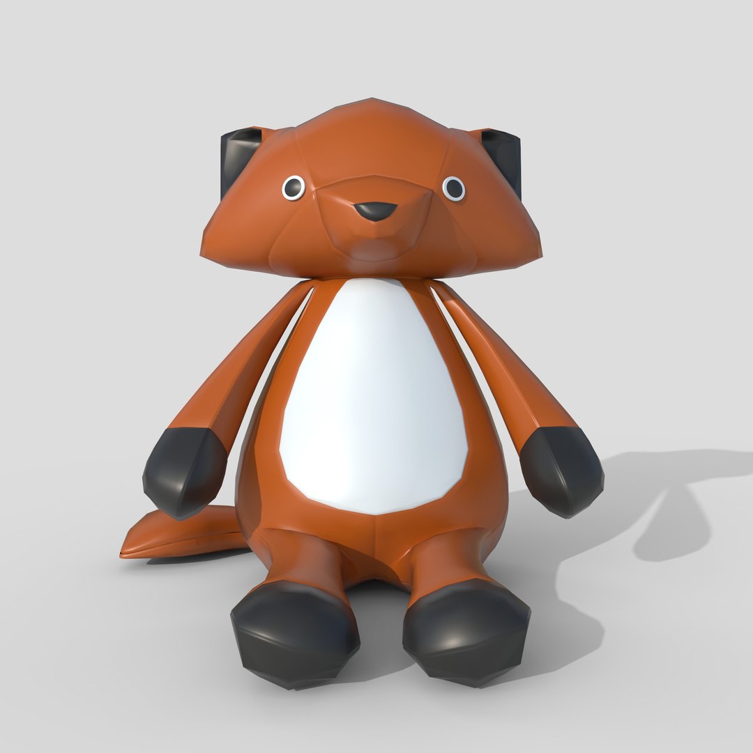 Fox Toy 3D Model - TurboSquid 2348280