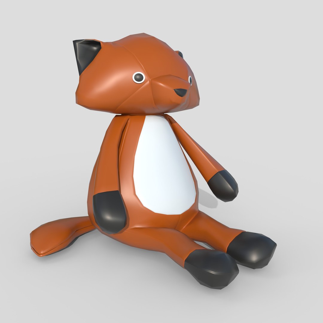 Fox Toy 3D Model - TurboSquid 2348280