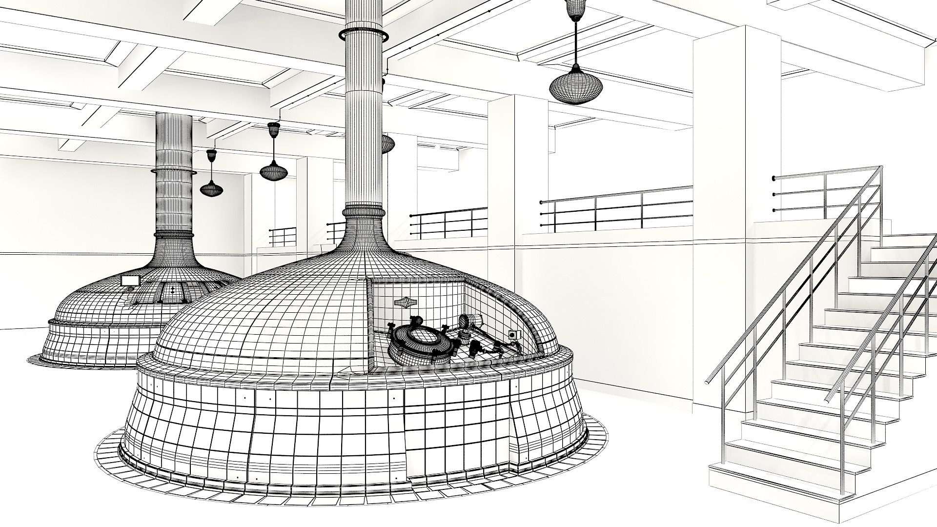 3D Model Beer Factory - TurboSquid 1617780