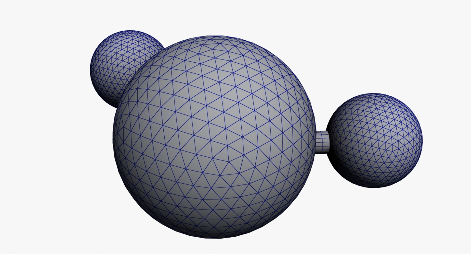3d Model Water Molecule