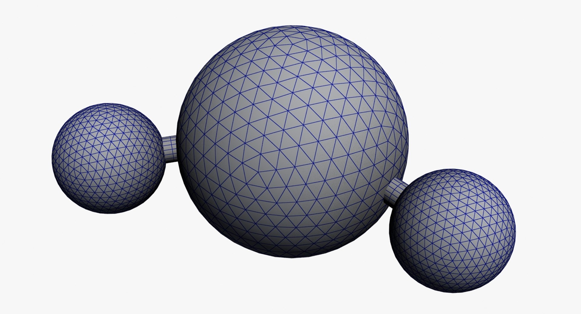 3d Model Water Molecule