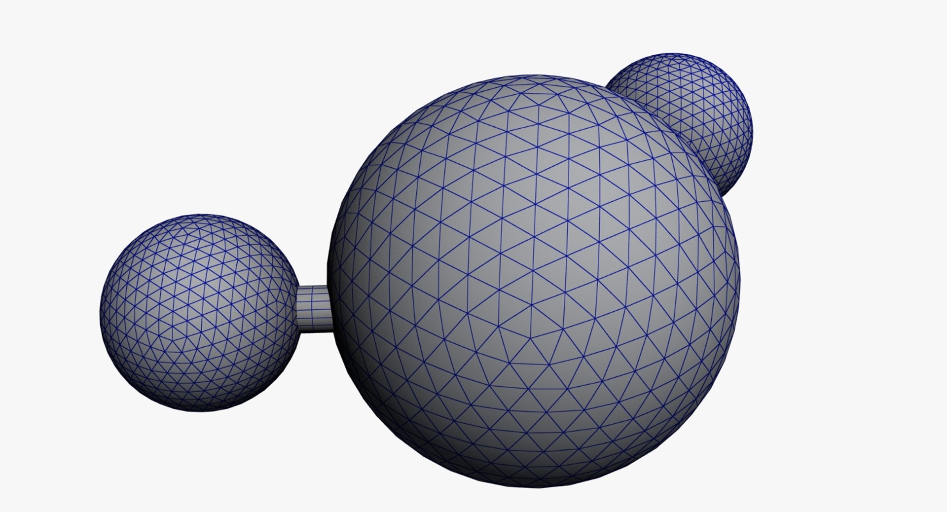 3d Model Water Molecule