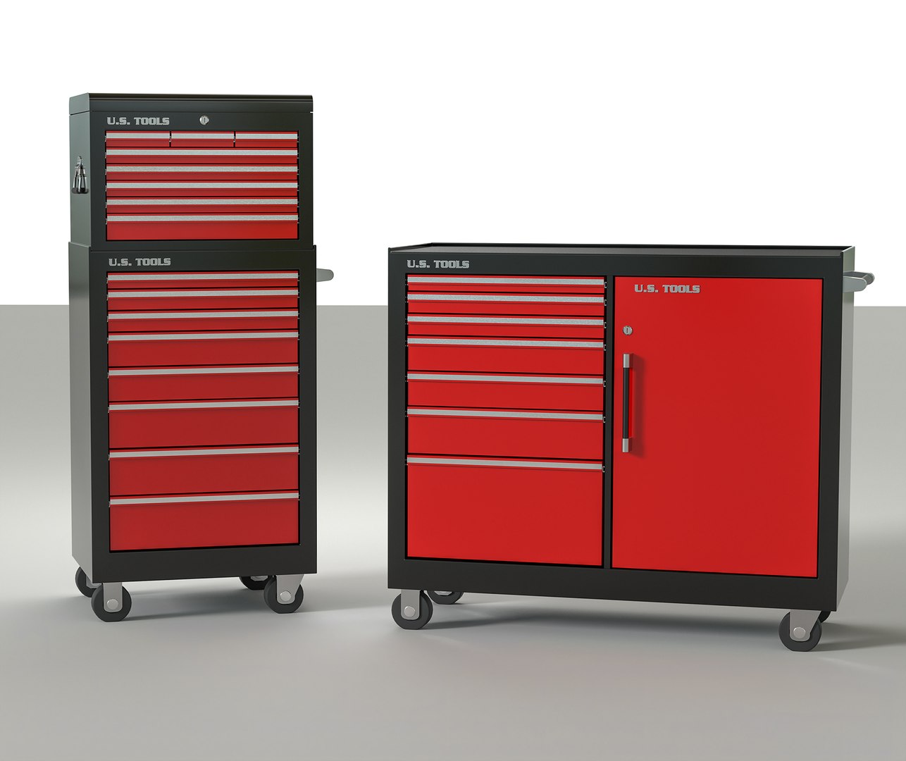 3D model set tool boxes - TurboSquid 1593745