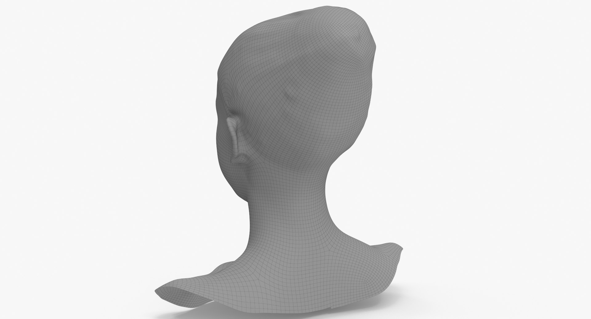 3D Rhea Human Head Cheek Model - TurboSquid 1662900