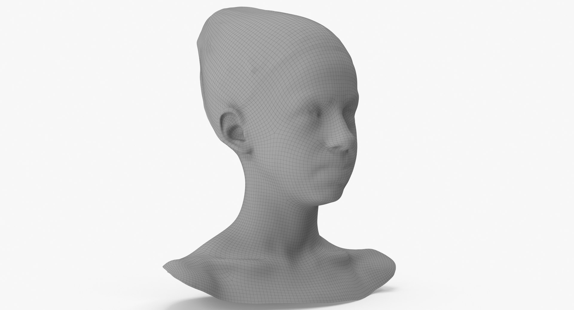 3D Rhea Human Head Cheek Model - TurboSquid 1662900