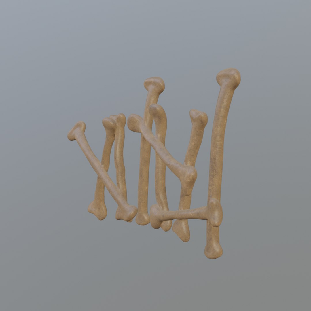 3D Bone Fence Model - TurboSquid 1443372