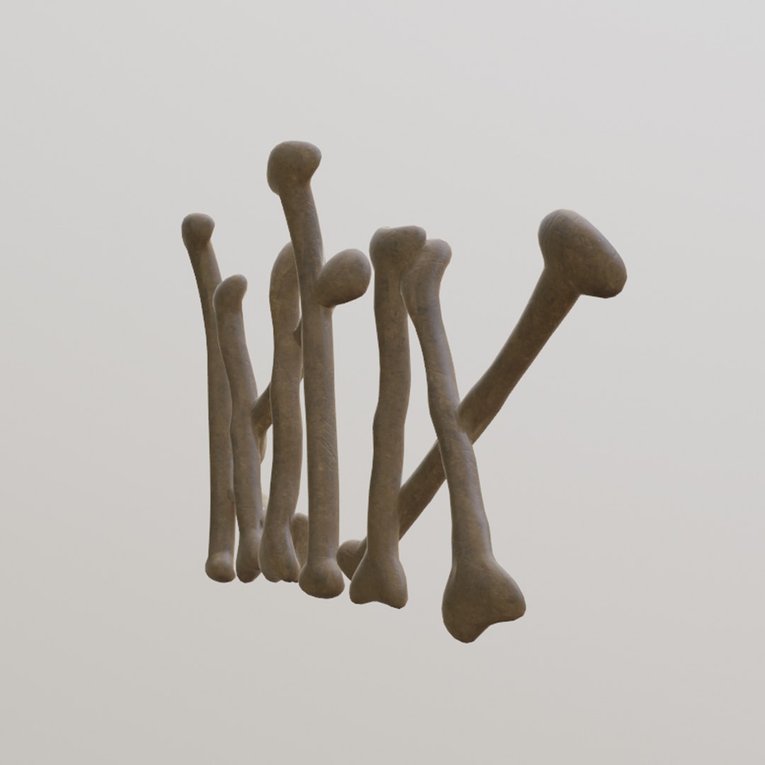 3D Bone Fence Model - TurboSquid 1443372