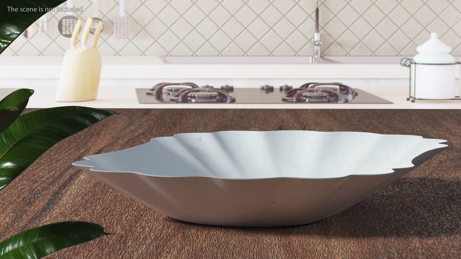 White Curly Paper Plate 3D Model - TurboSquid 2076349