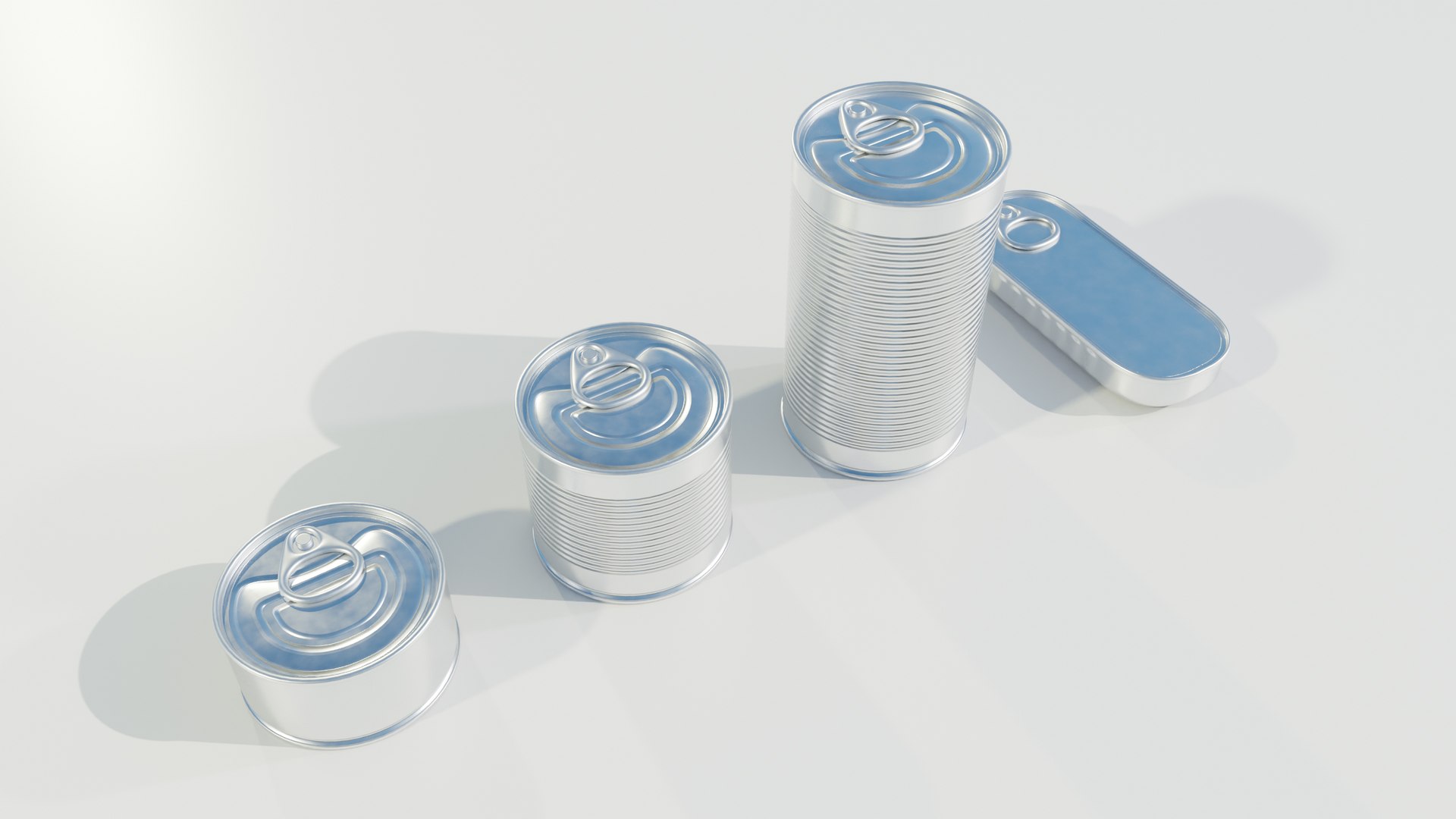 Standard Food Cans 3D Model - TurboSquid 2114447