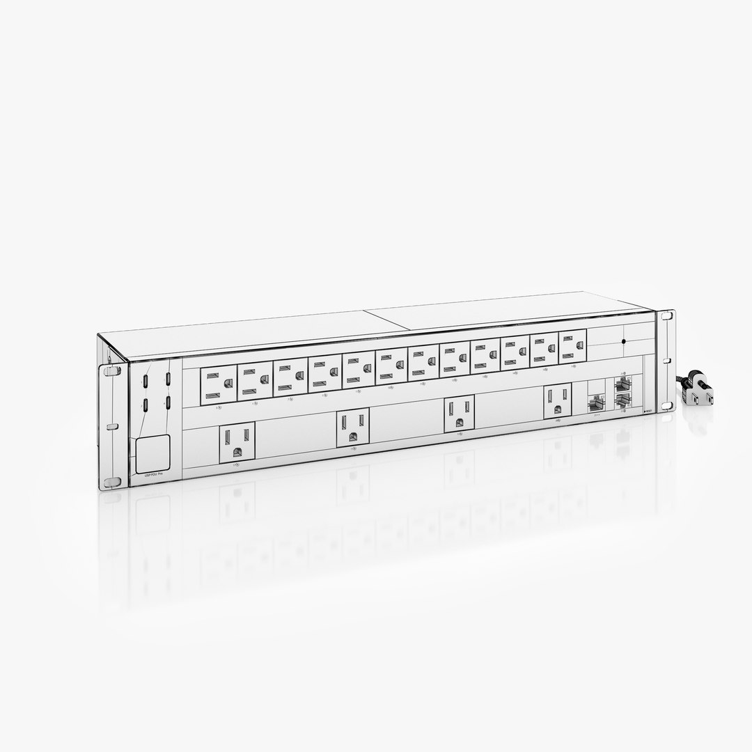 Ubiquiti UniFi SmartPower Pro PDU Model - TurboSquid 1850679