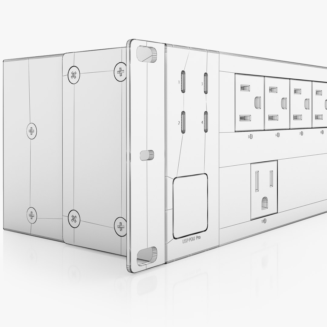 Ubiquiti UniFi SmartPower Pro PDU Model - TurboSquid 1850679