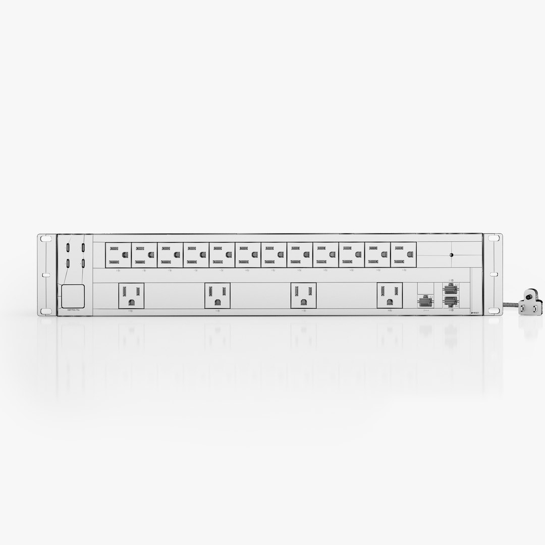 Ubiquiti UniFi SmartPower Pro PDU Model - TurboSquid 1850679