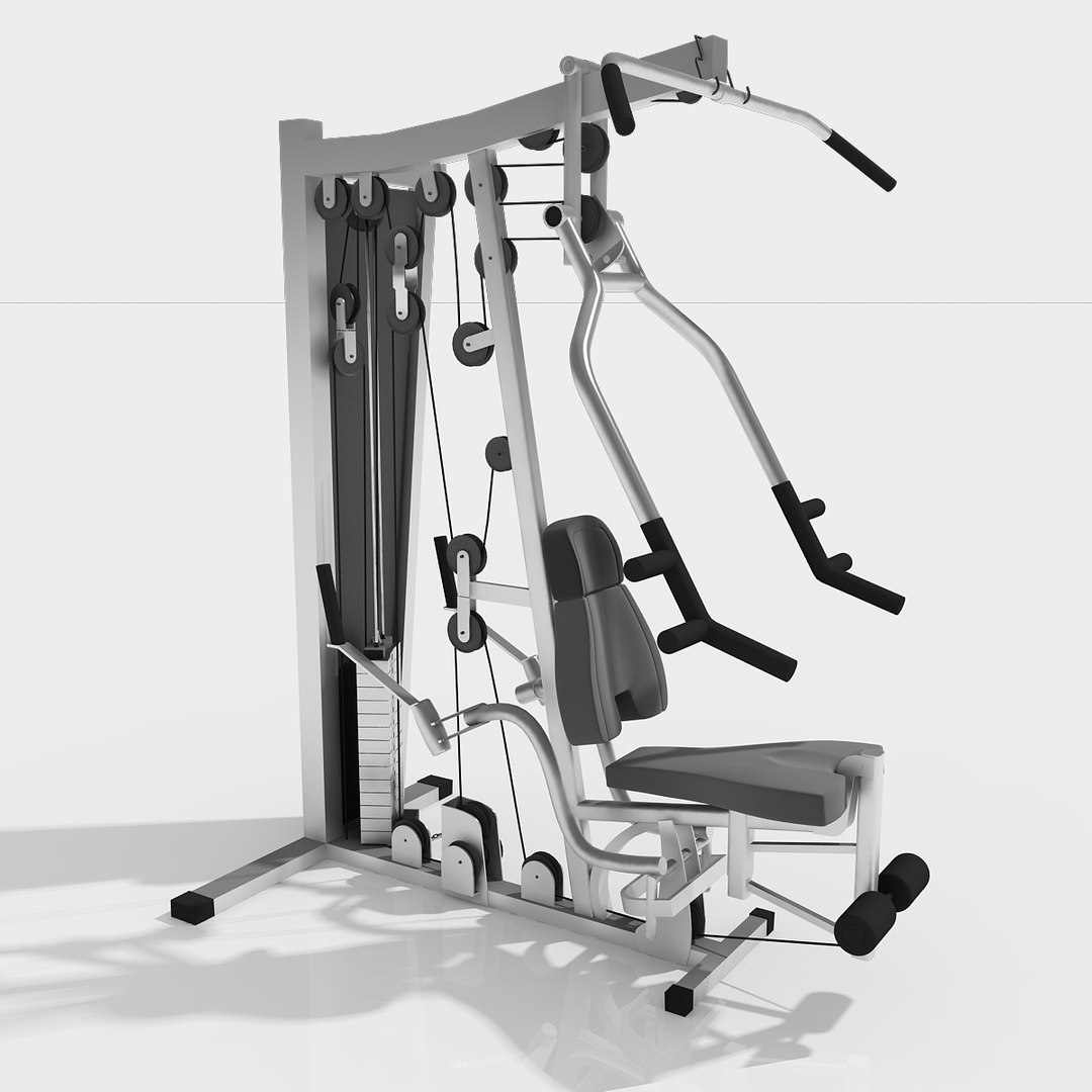 Multigym Excercise Gym 3d Max