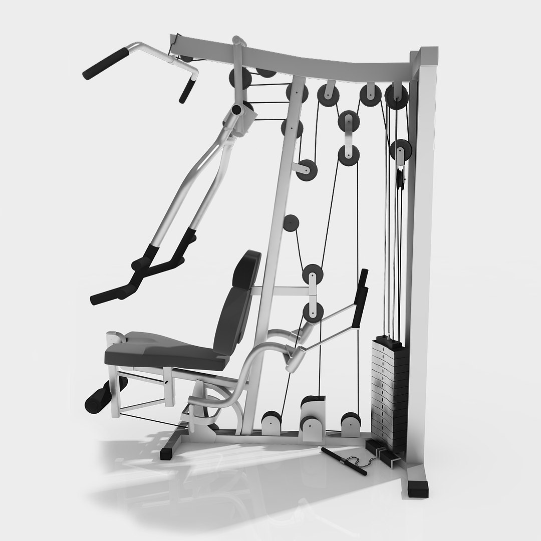 Multigym Excercise Gym 3d Max