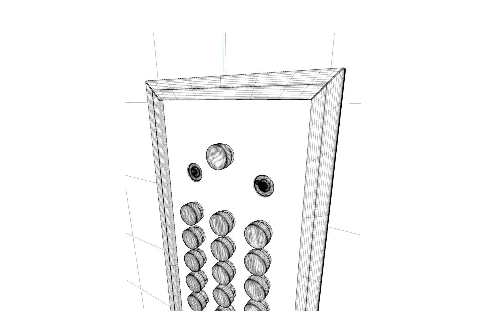 Elevator Control Panel 3D Model - TurboSquid 1562531