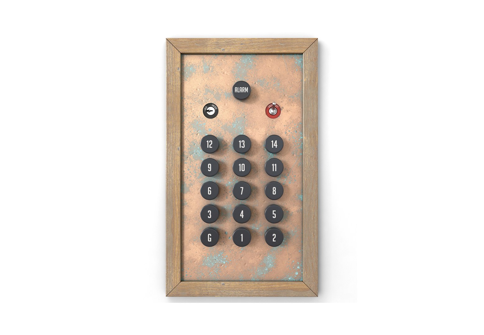 Elevator Control Panel 3D Model - TurboSquid 1562531