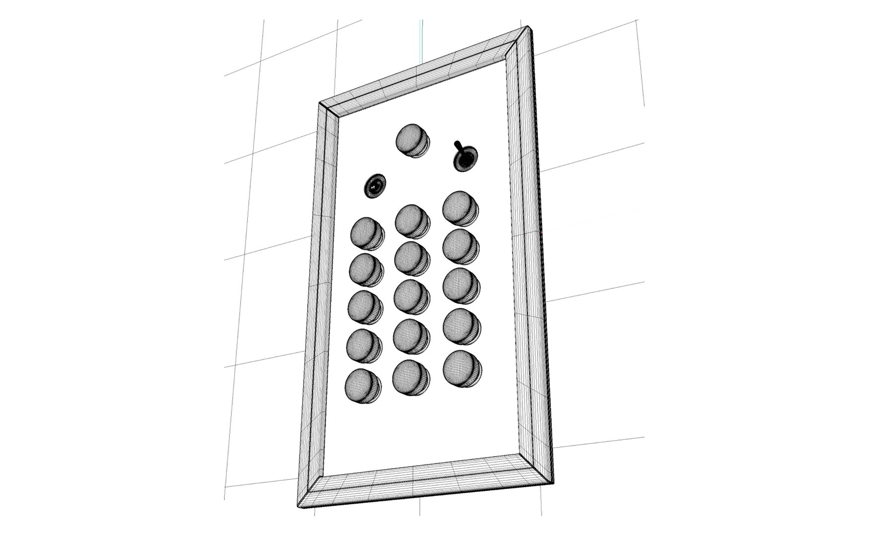 Elevator Control Panel 3D Model - TurboSquid 1562531
