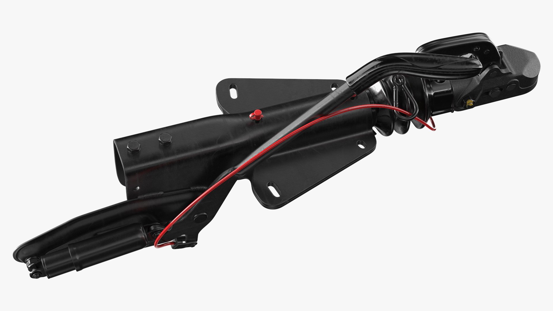 Trailer Coupling Clamp Black 3D Model - TurboSquid 2329268