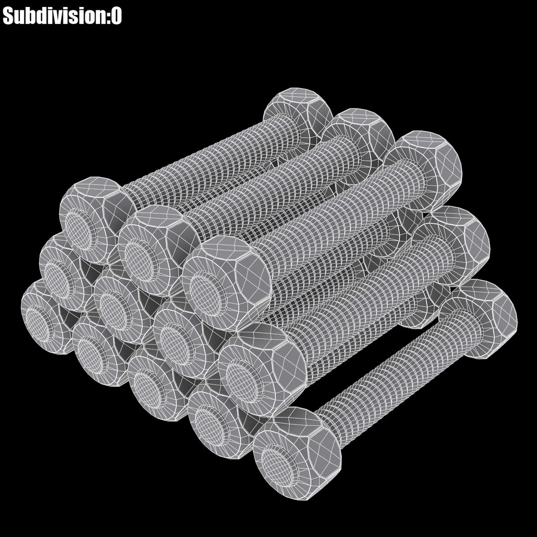 3d Rods Crate Cards Gasket Model