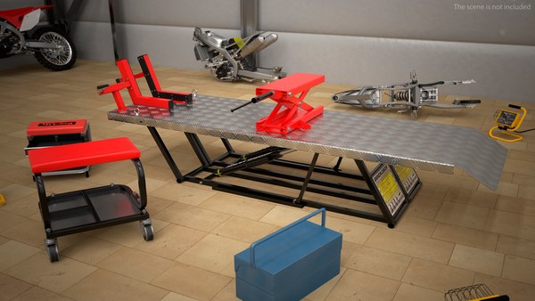 Quickjack motorcycle lift adapter 3D - TurboSquid 1680642