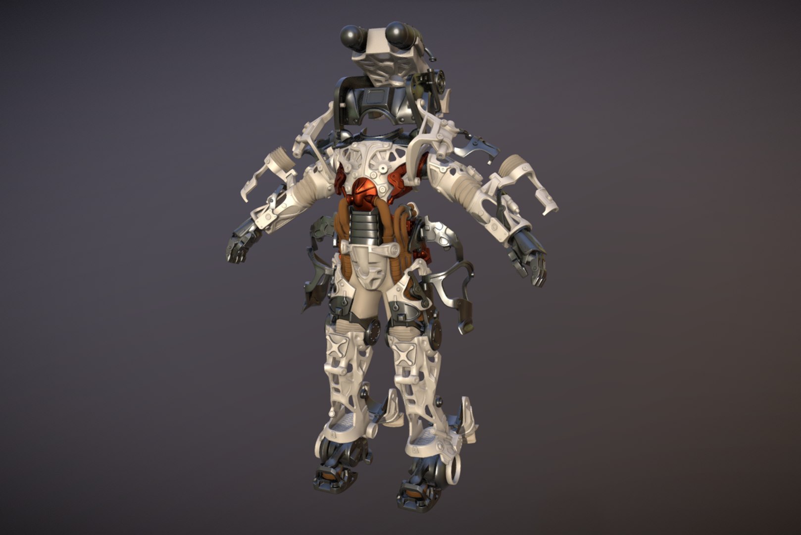 3D Fallout Power Armor Frame - TurboSquid 2158771