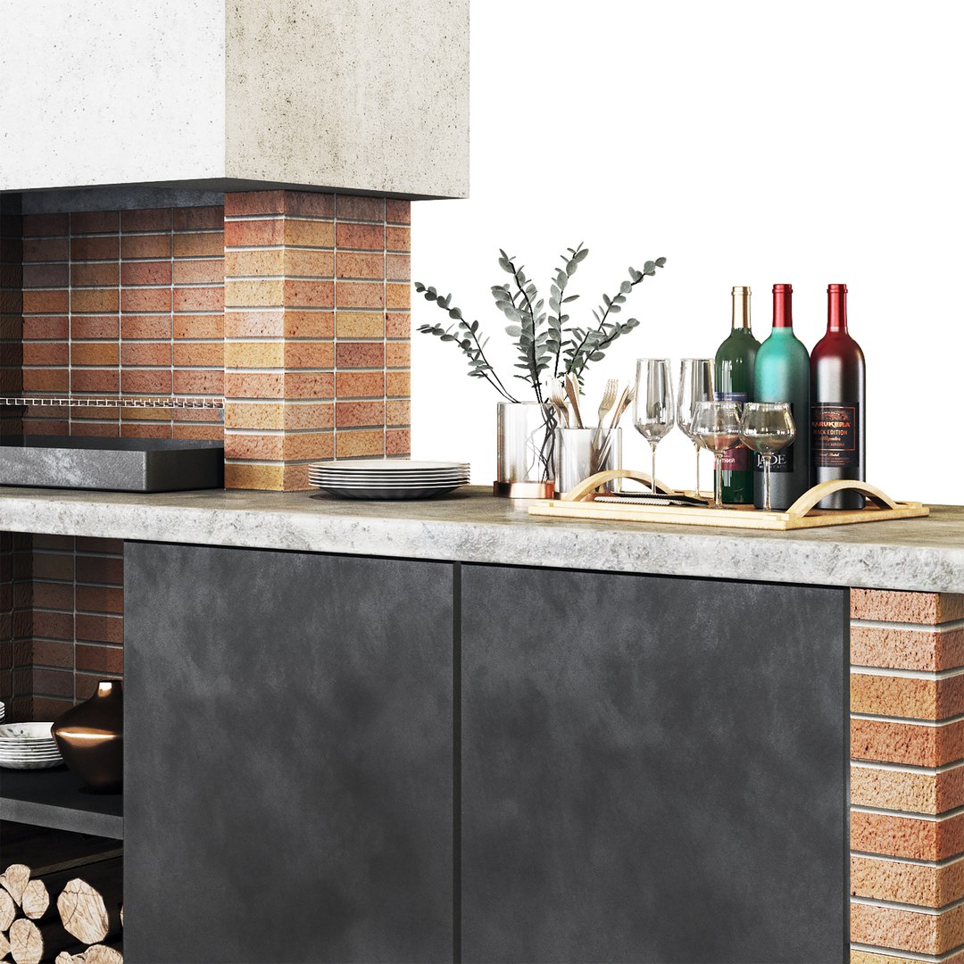 3D Model Barbecue And Grill - TurboSquid 2117189