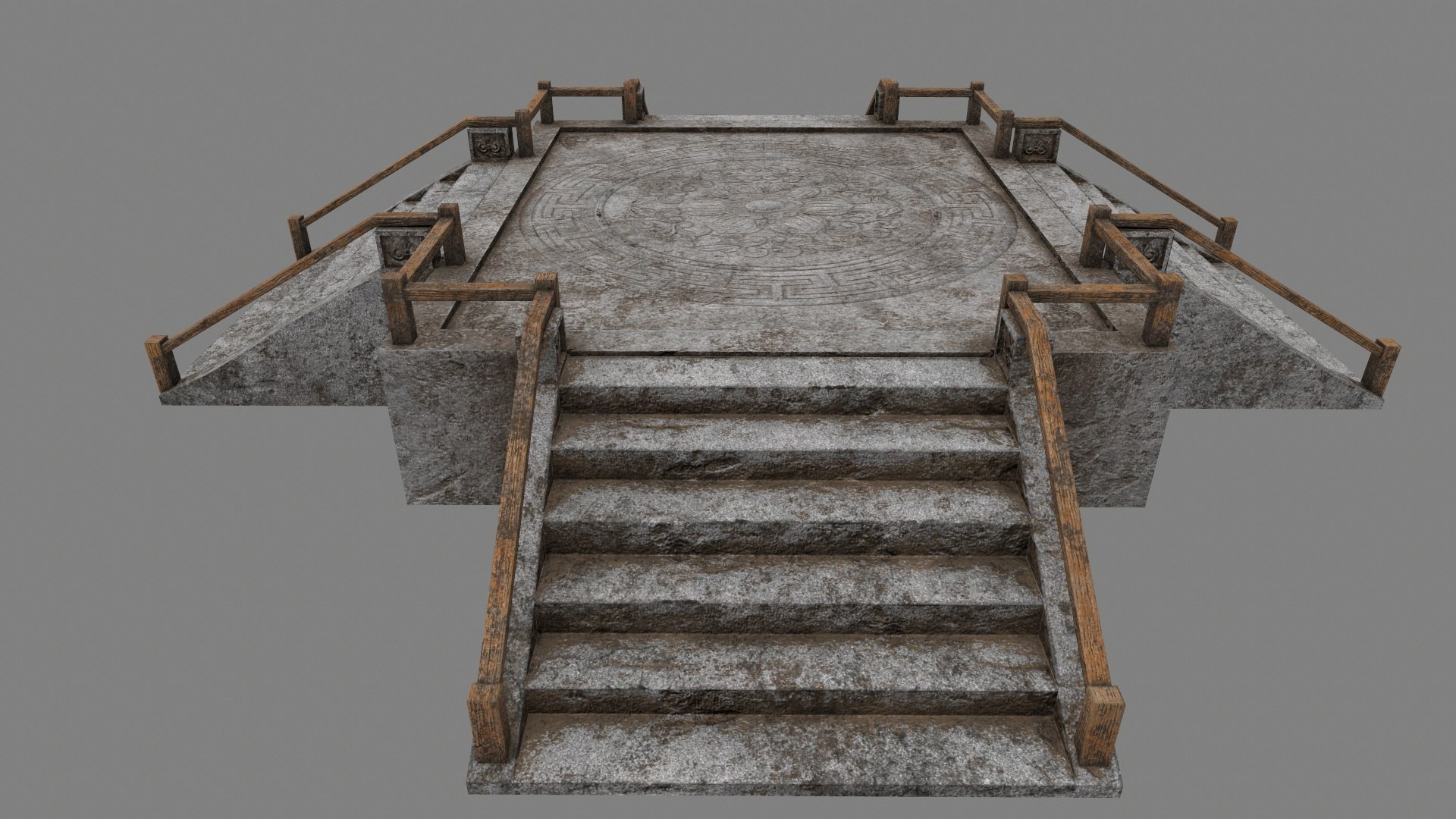 3D stairs model - TurboSquid 1295293