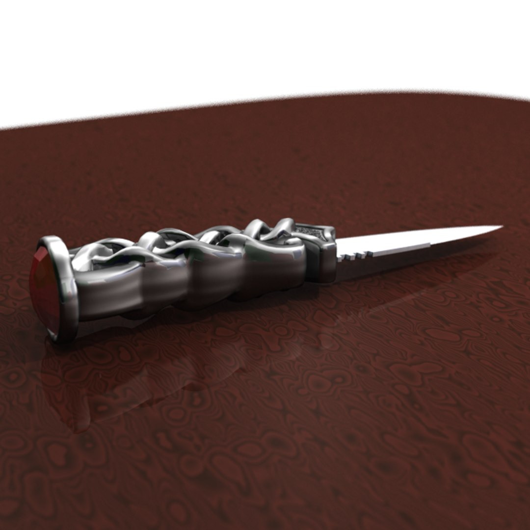 3d Scottish Dirk Dagger
