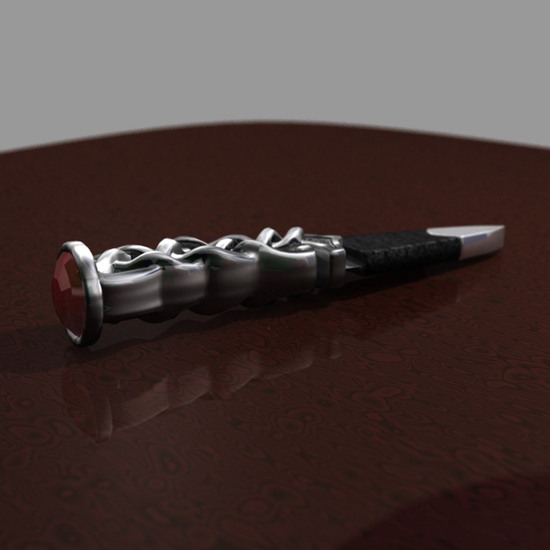 3d Scottish Dirk Dagger
