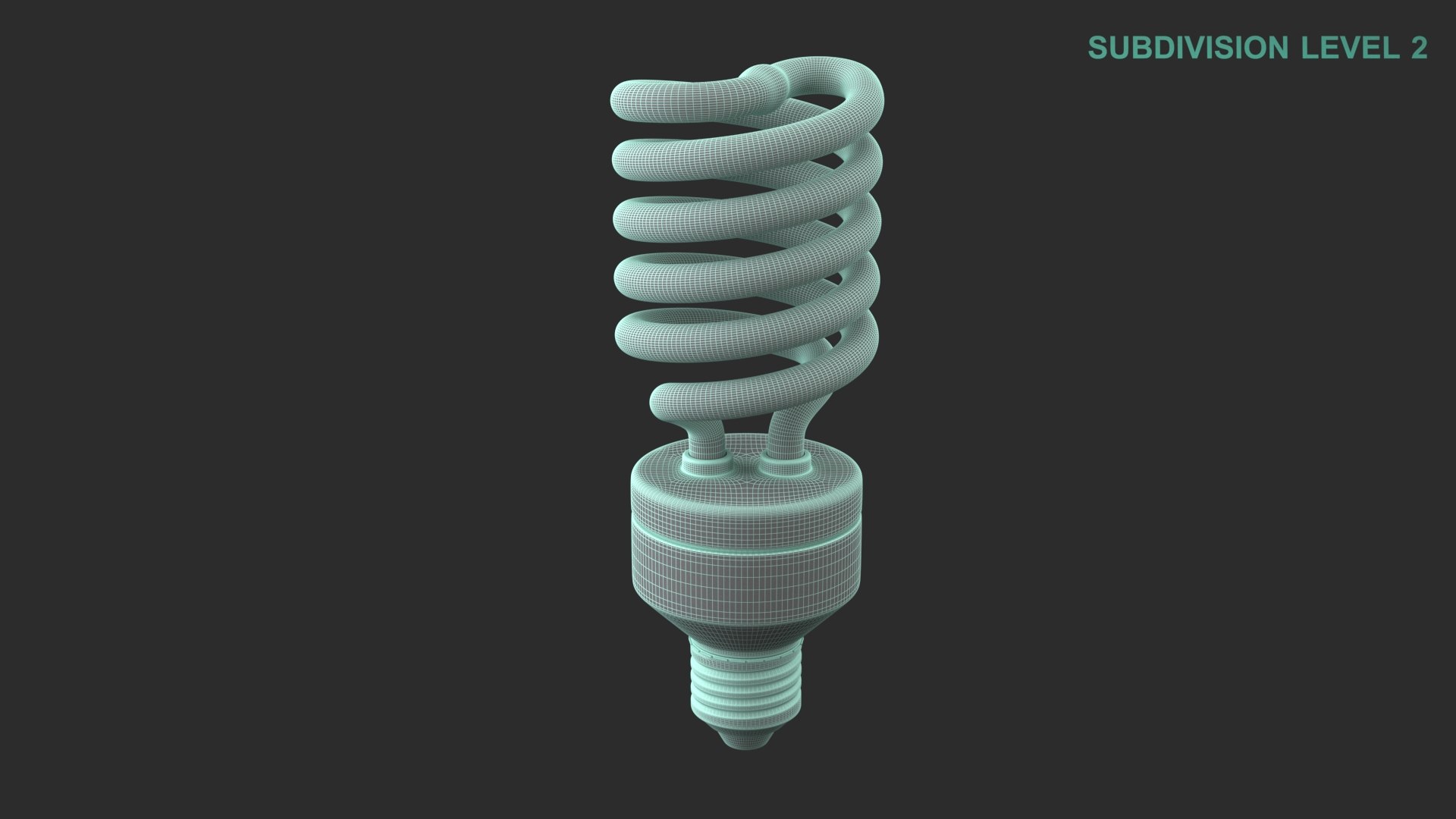 Fluorescent Bulb 3D Model - TurboSquid 1804752