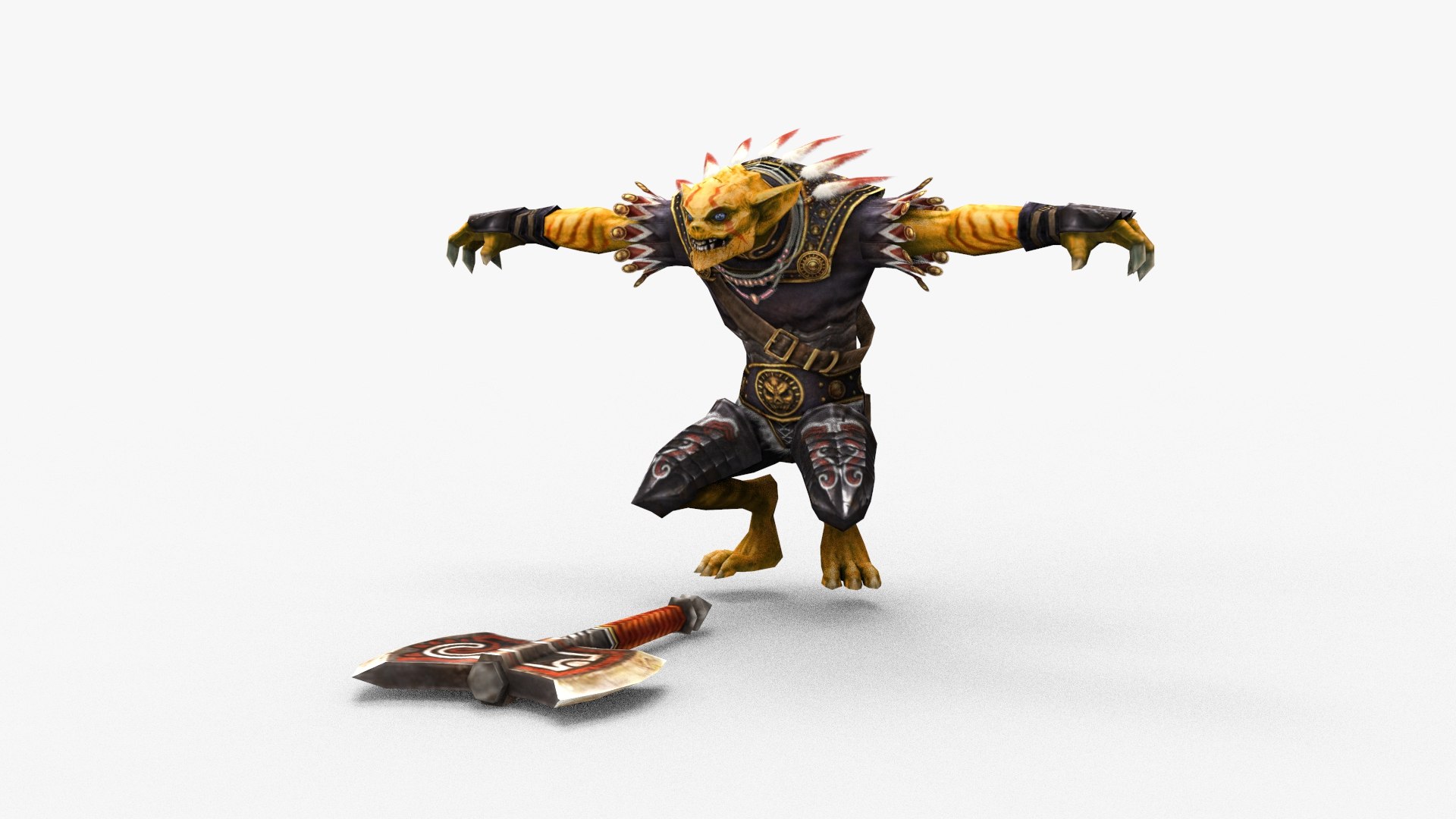 Jethro Elves And Ax Model - TurboSquid 1715878