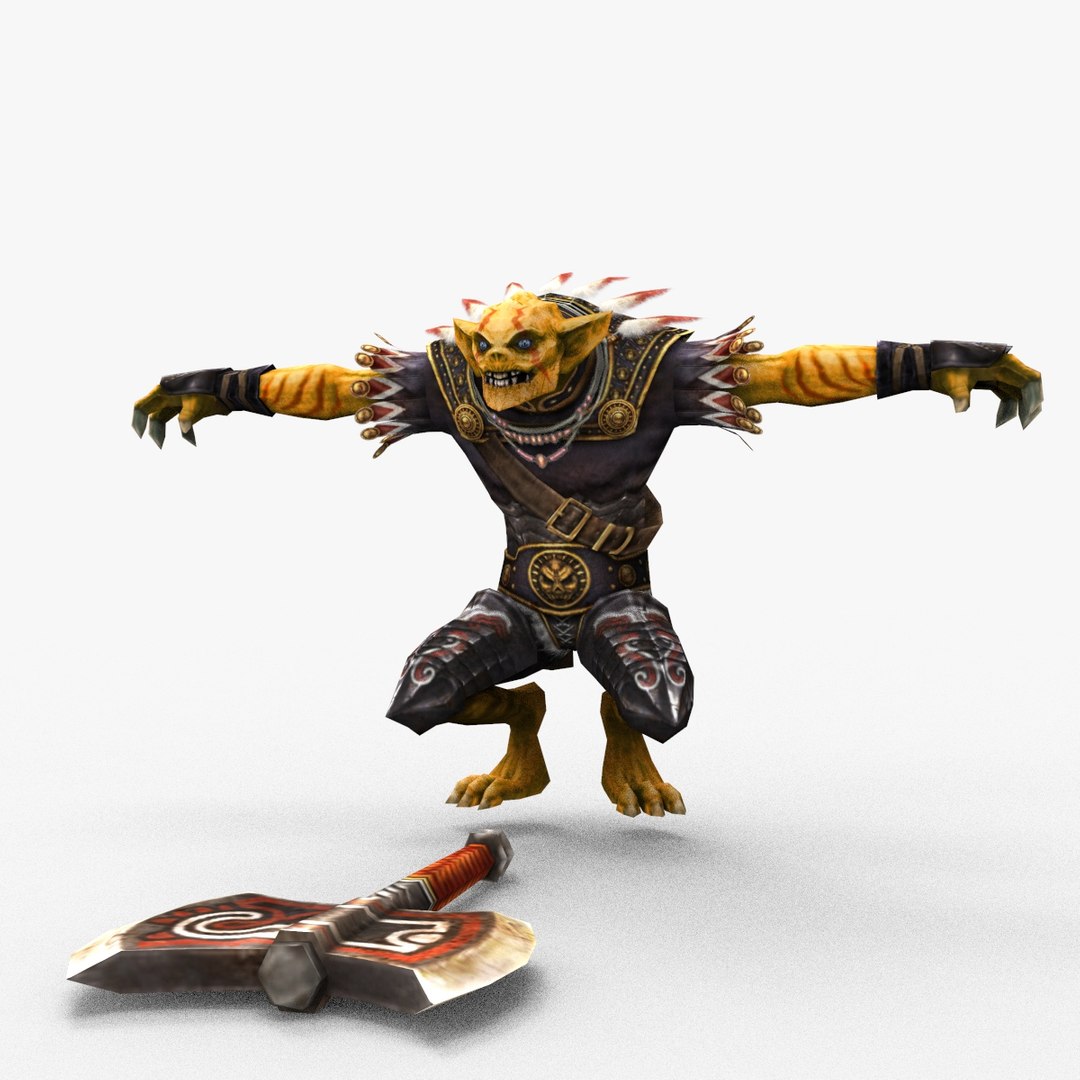 Jethro Elves And Ax Model - TurboSquid 1715878