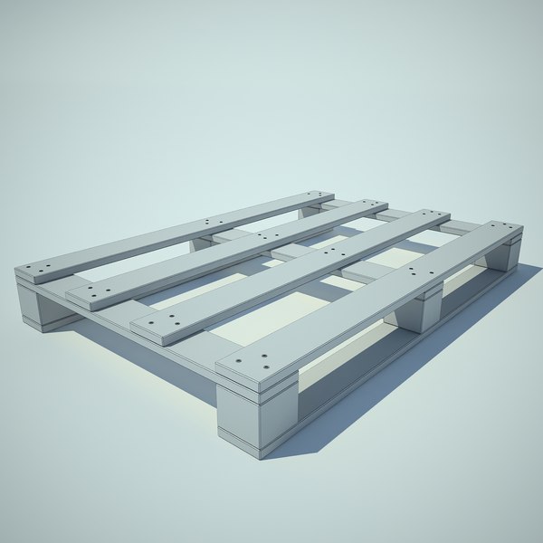 3d model wood pallet