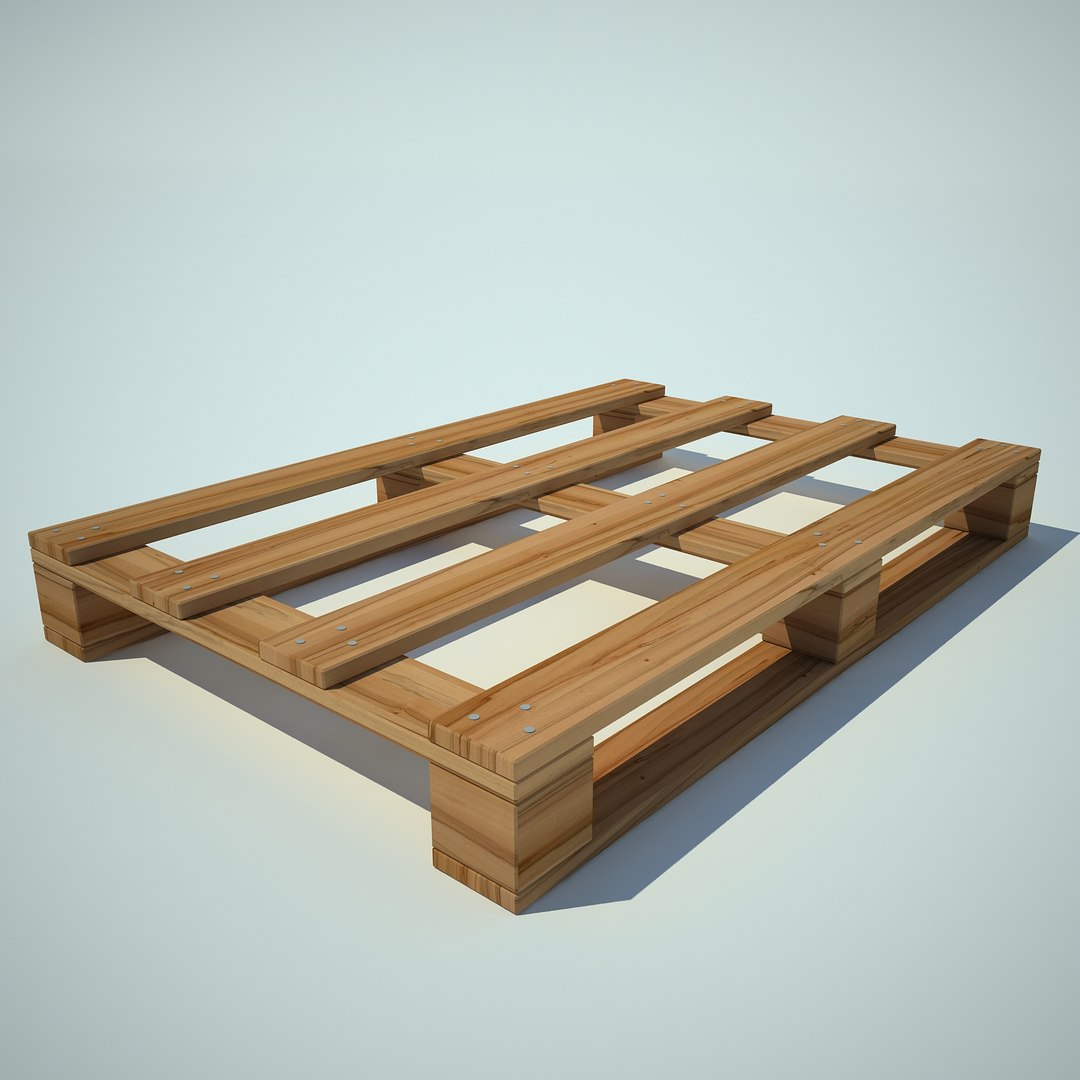 3d Model Wood Pallet