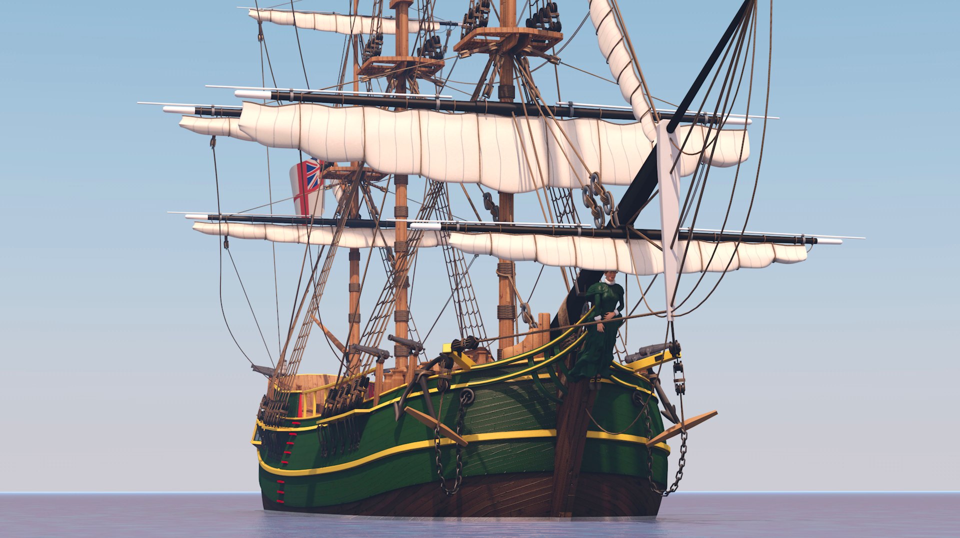 Hms Bounty 3D Model - TurboSquid 1321271