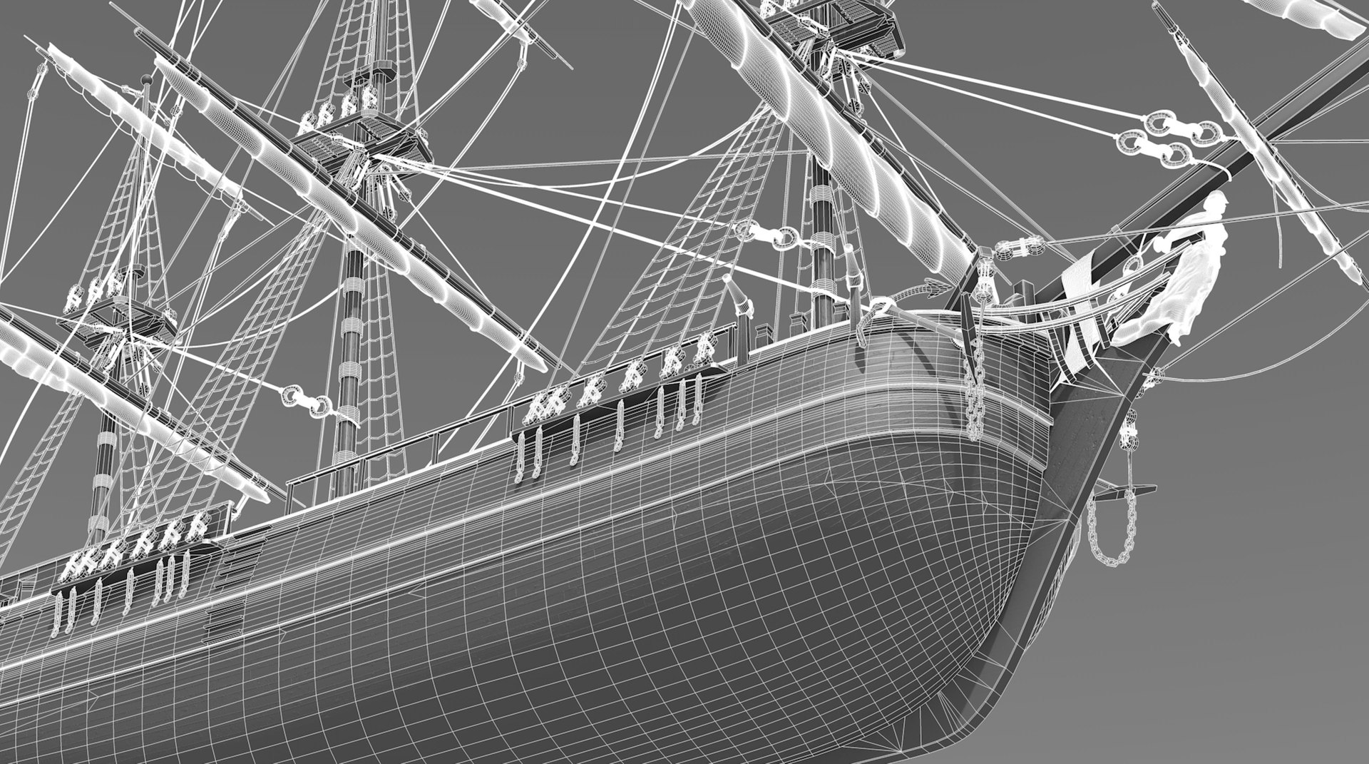 Hms Bounty 3D Model - TurboSquid 1321271
